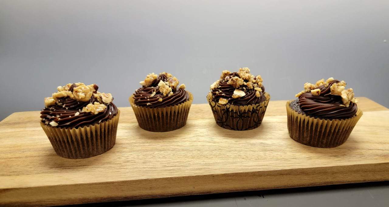 Chocolate Hazelnut Praline Cupcake Recipe