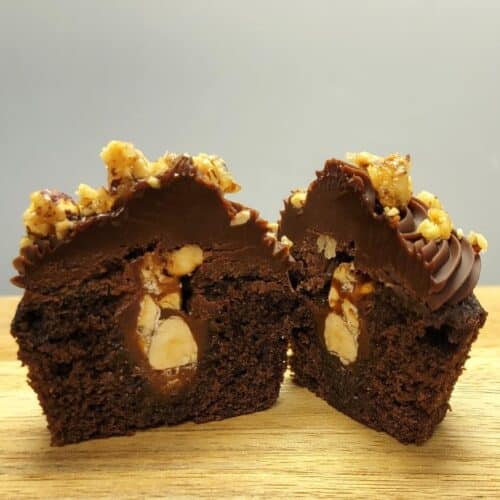 Chocolate Hazelnut Praline Cupcake Recipe