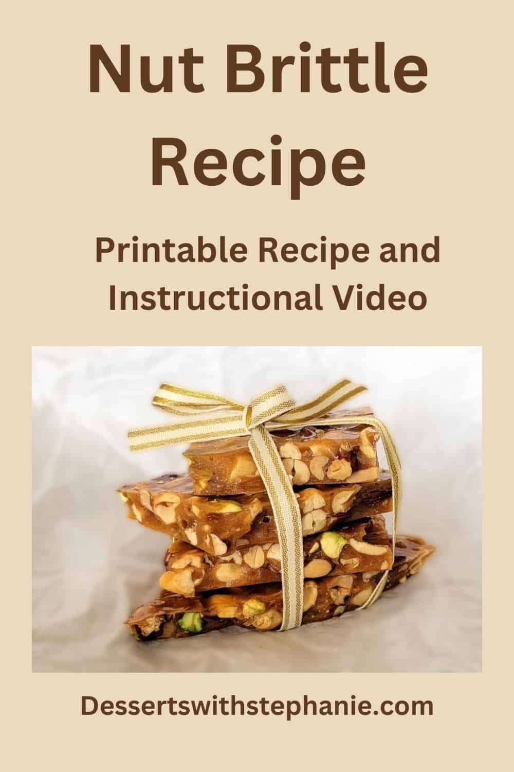 The Perfect Nut Brittle Recipe with Mixed Nuts - Desserts With Stephanie