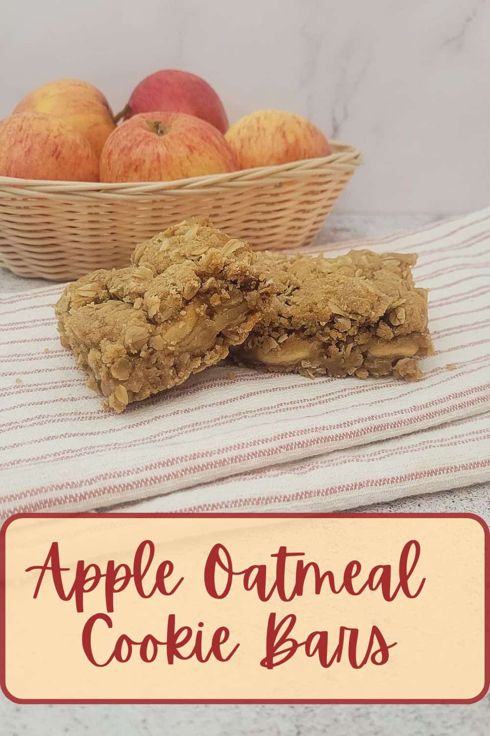 Apple Oatmeal Bars - Desserts With Stephanie