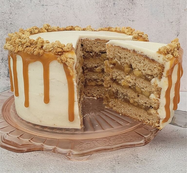 Applesauce Spice Cake - Desserts With Stephanie