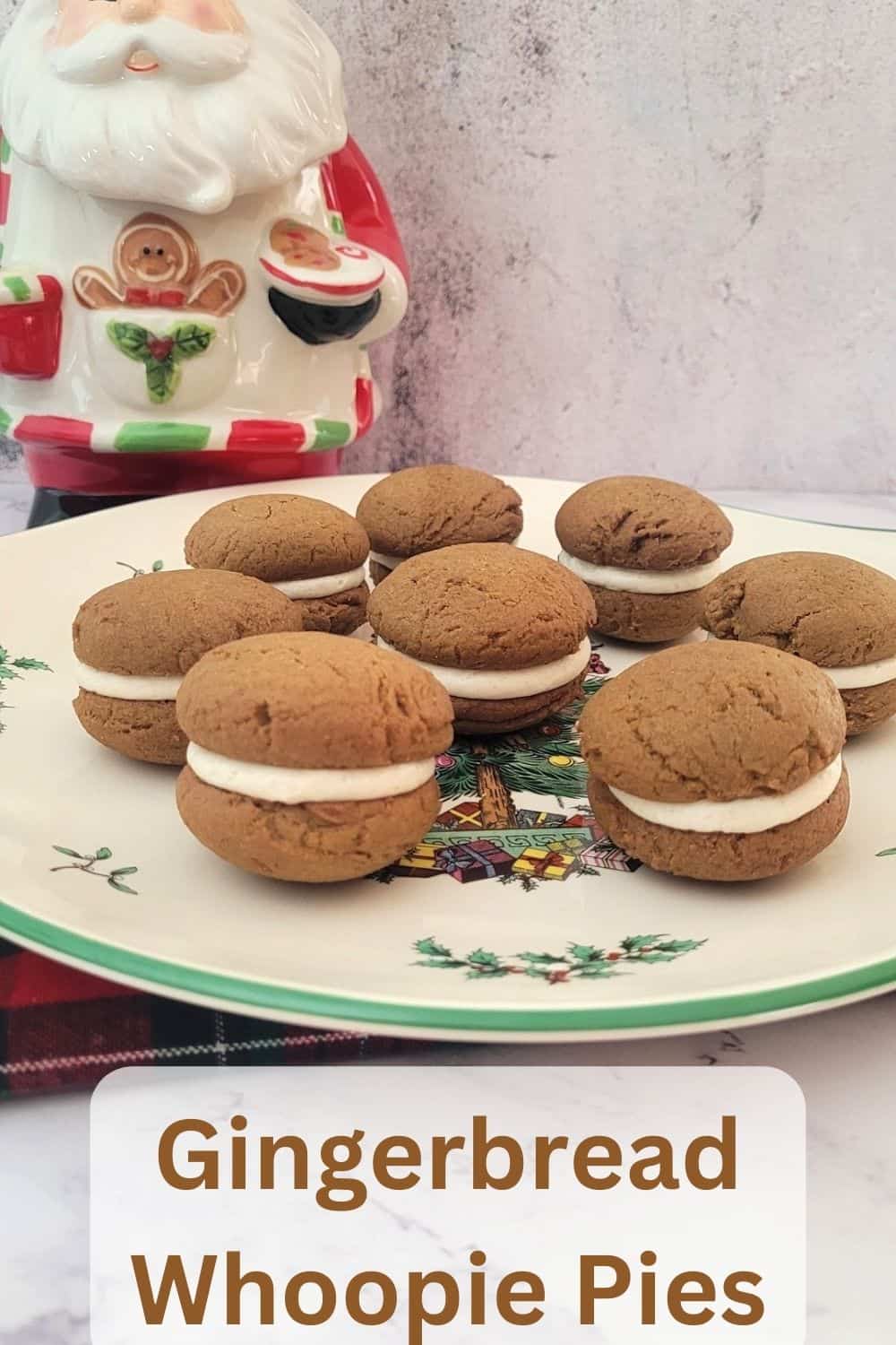 Gingerbread Whoopie Pies - Desserts With Stephanie
