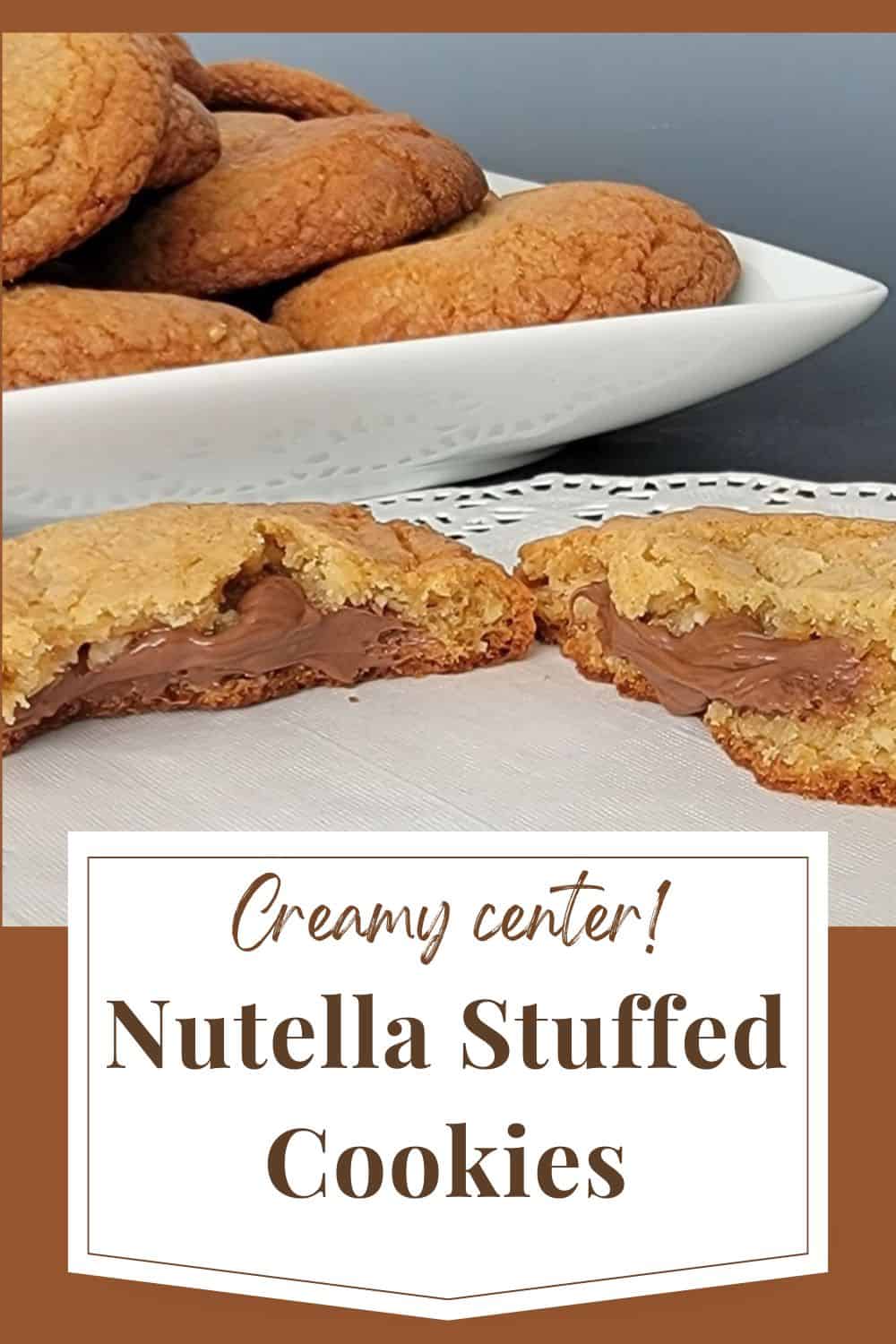 Hazelnut Cookies with Nutella Filling - Desserts With Stephanie