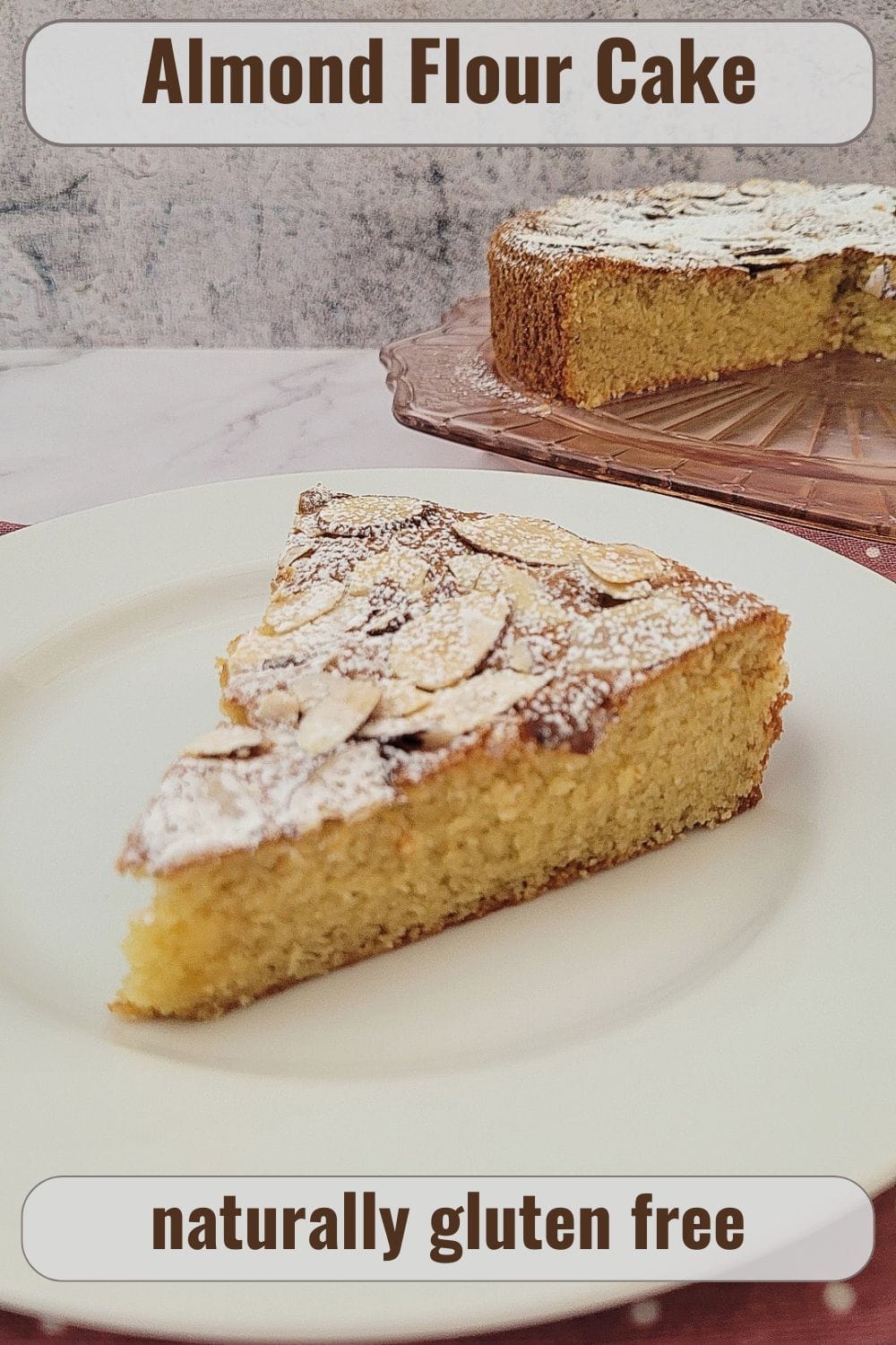 Easy Almond Flour Cake - Desserts With Stephanie