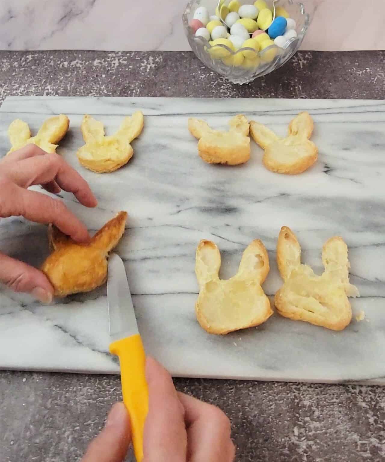 Puff Pastry Bunnies - Desserts With Stephanie