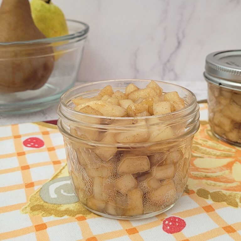 Homemade Pear Compote - Desserts With Stephanie