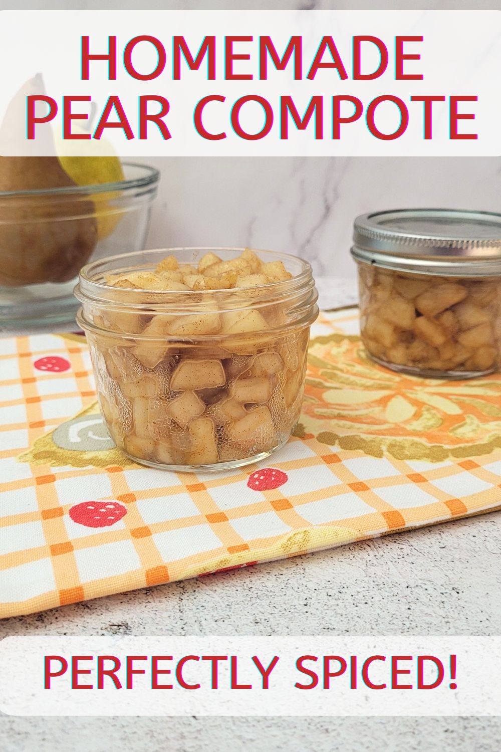 Homemade Pear Compote - Desserts With Stephanie